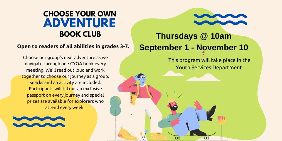 Choose Your Own Adventure Club @ the Carnegie-Schadde Memorial Public ...