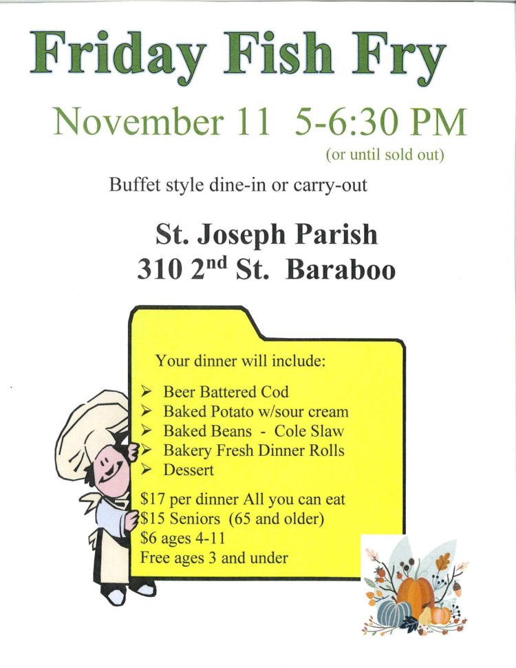 Friday Night Fish Fry - Sauk County