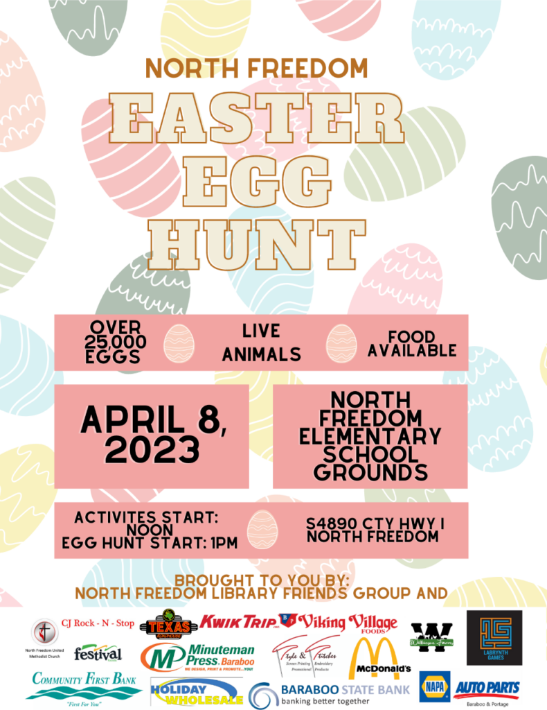 North Freedom Easter Egg Hunt - Sauk County